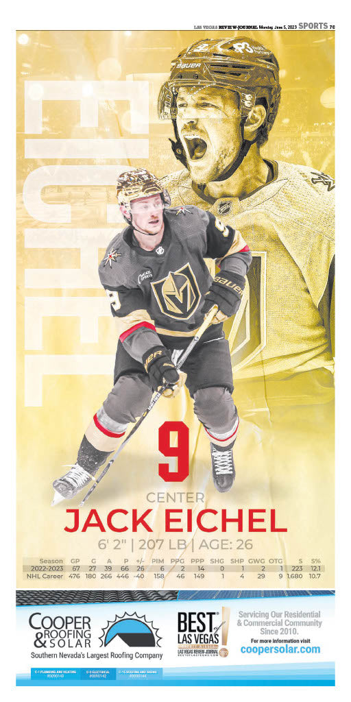 Jack Eichel Poster – Review-Journal Store