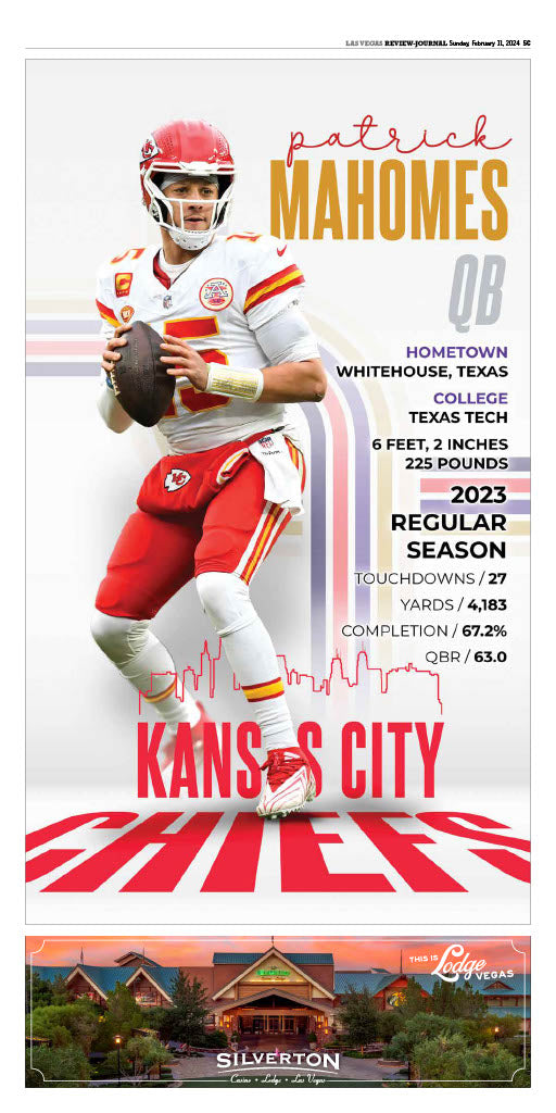 Patrick Mahomes Poster – Review-Journal Store